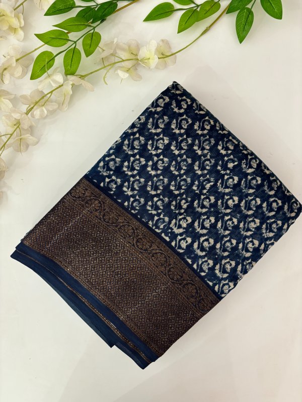 Elegant Chanderi Cotton Sarees - Shop Traditional Handwoven Collection ...