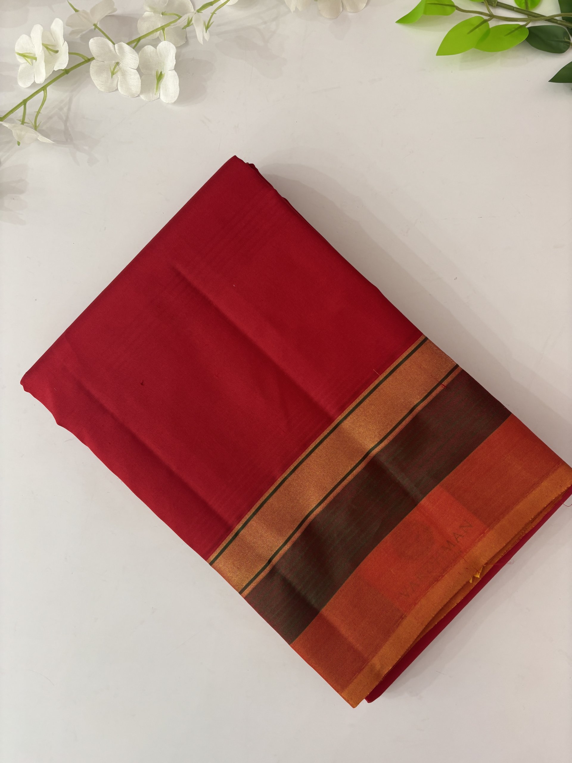Authentic Red Kanchipuram Silk Sarees – Traditional Elegance for Every Occasion | Vardhman ...