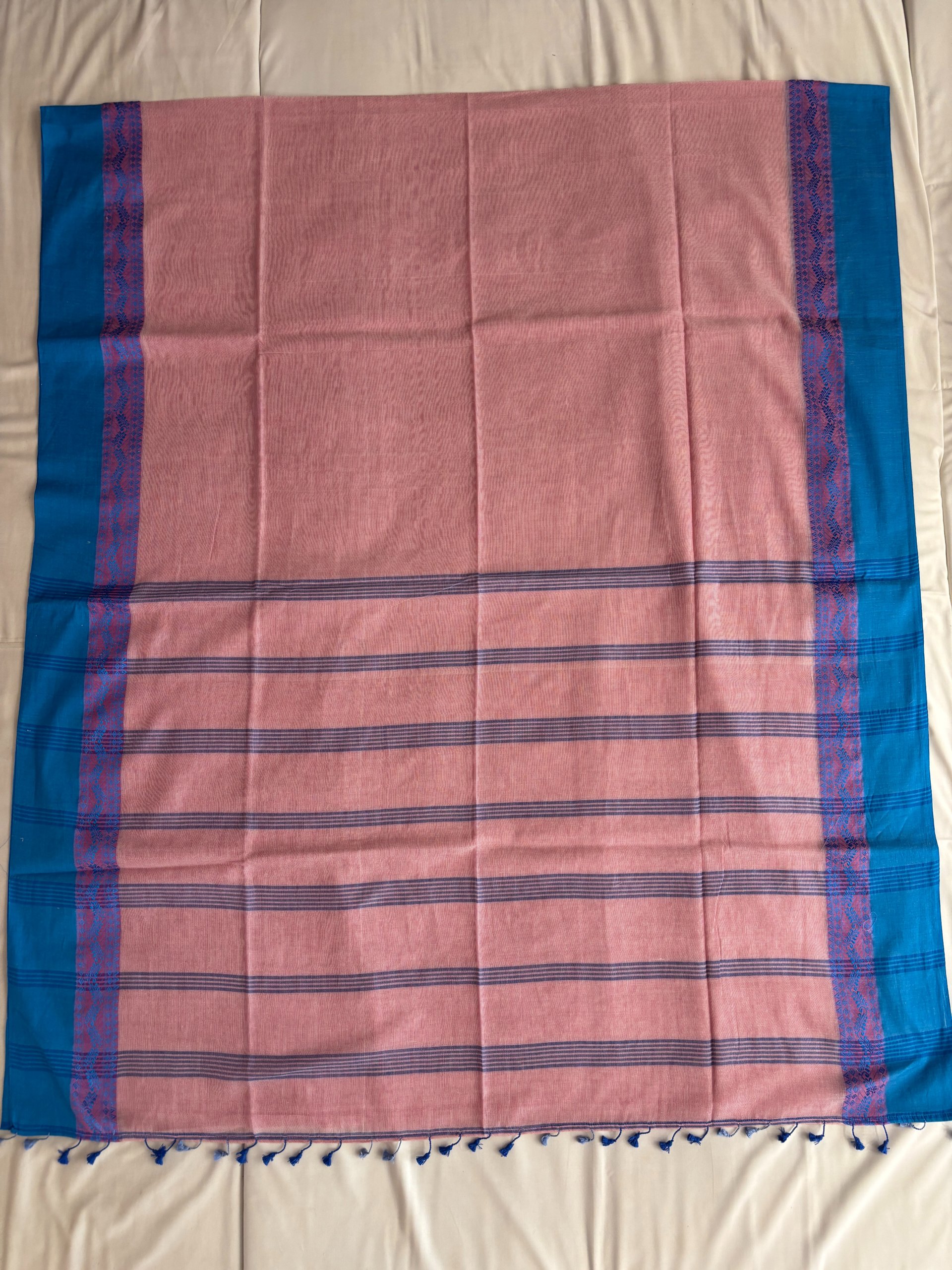 Authentic Light Pink Phulia Cotton Sarees - Handwoven Elegance at ...