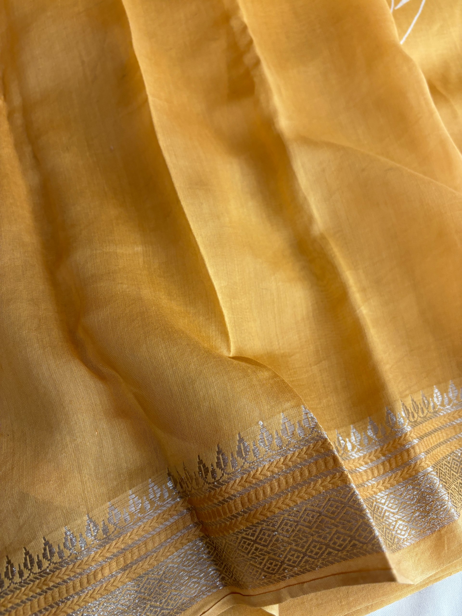 Elegant Pastel Yellow Chanderi Cotton Sarees - Shop Traditional ...
